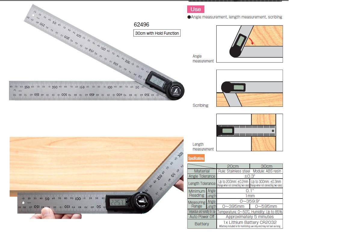Ichiban Precision Sdn Bhd - Shinwa - Shinwa Digital Protractor